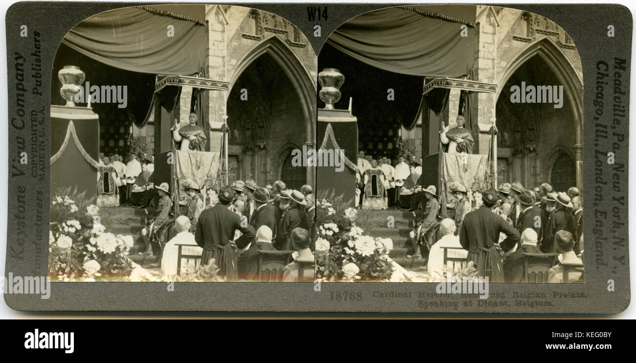Cardinal Mercier at Dinant Stock Photo - Alamy