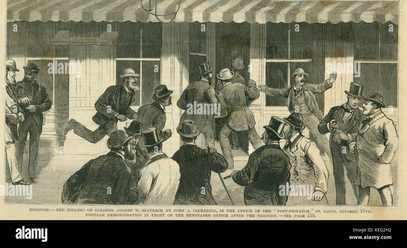 Missouri. The Killing of Colonel Alonzo W. Slayback by John A ...