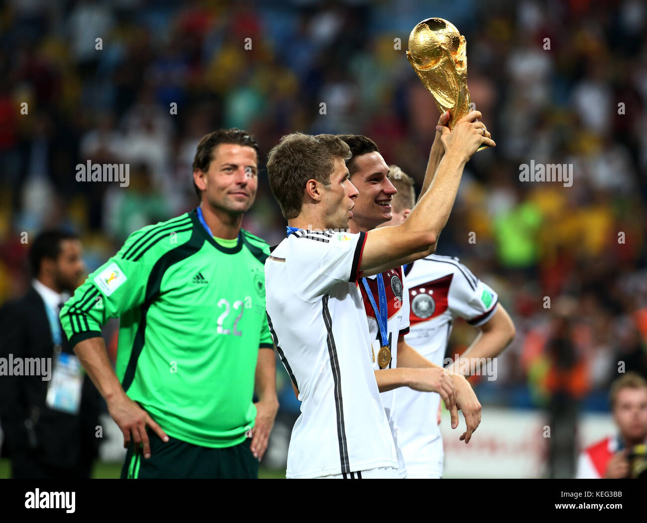 2014 fifa world cup brazil final trophy hi-res stock photography and ...