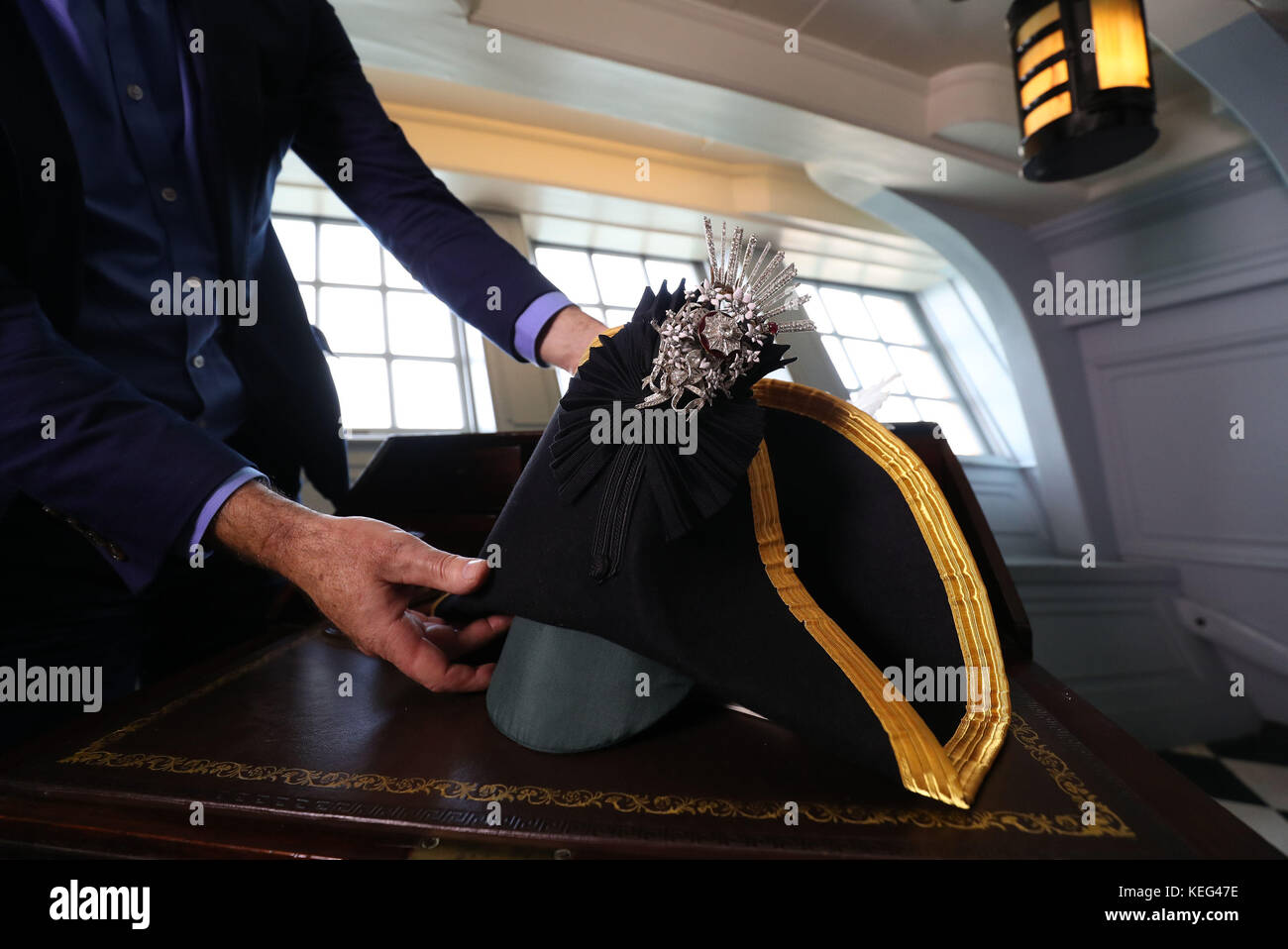 Embargoed to 1800 Friday October 20 An exact replica of Lord Nelson's ...