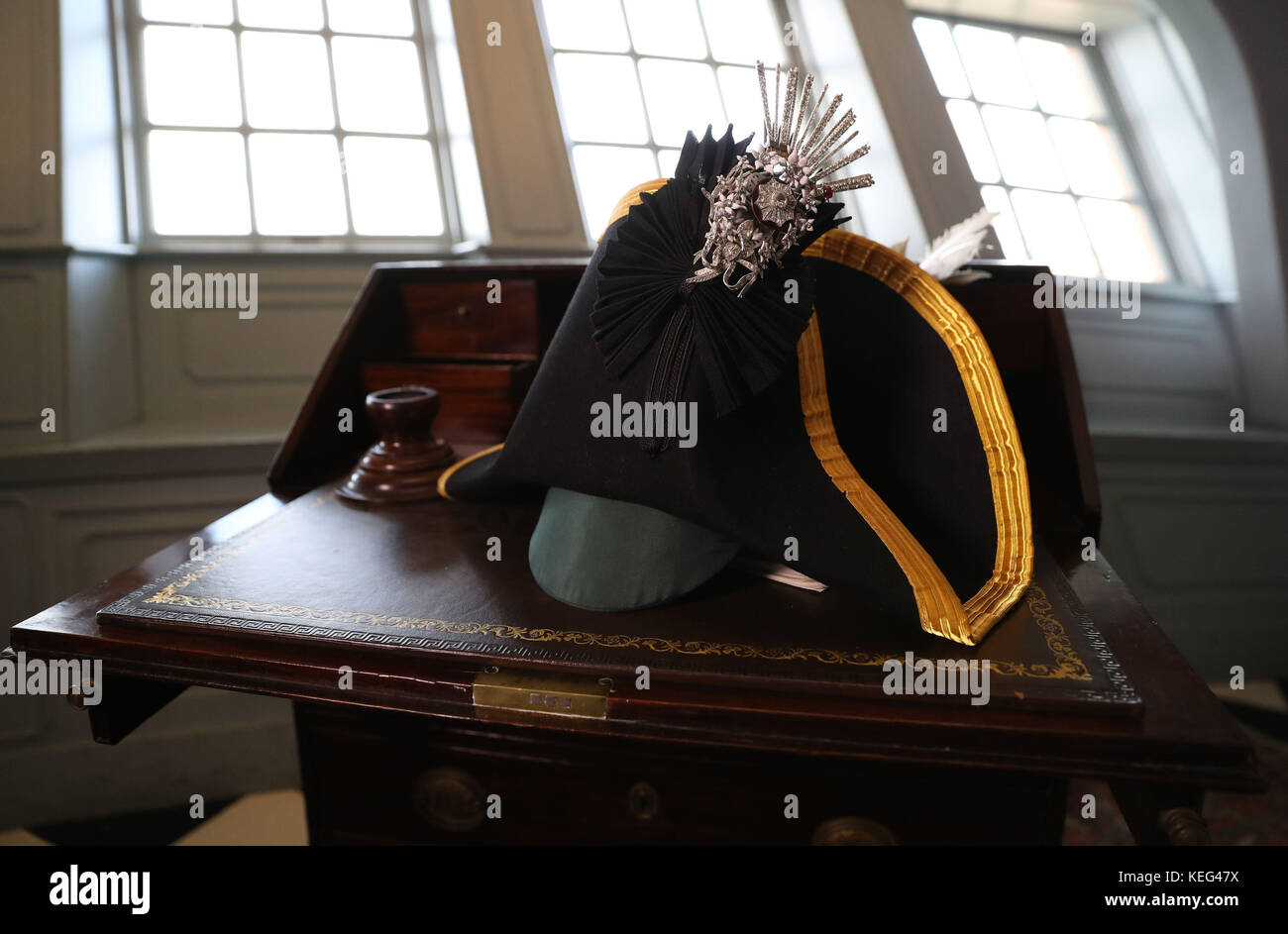 Embargoed to 1800 Friday October 20 An exact replica of Lord Nelson's ...
