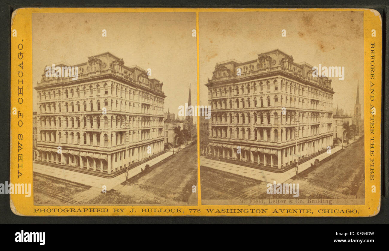 Chicago skyscraper 1800s hi-res stock photography and images - Alamy