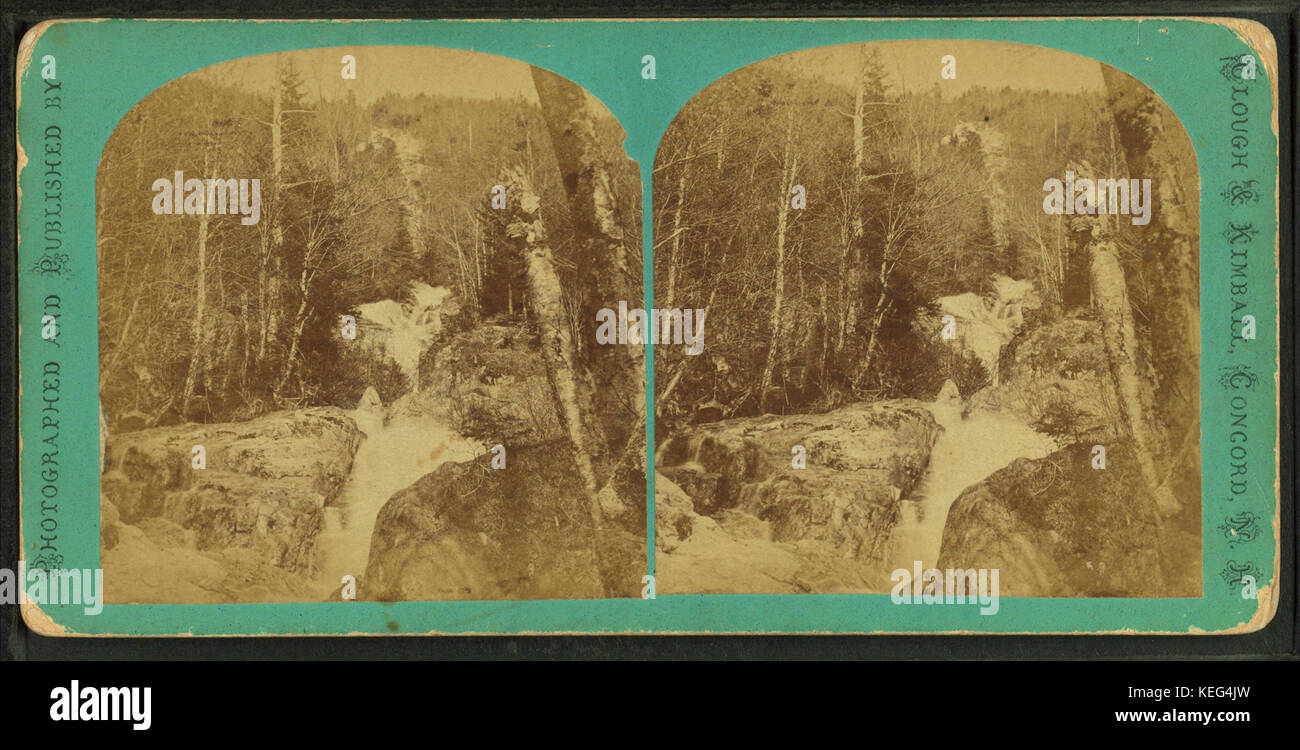 Flume Cascade, above the Road, from Robert N. Dennis collection of ...