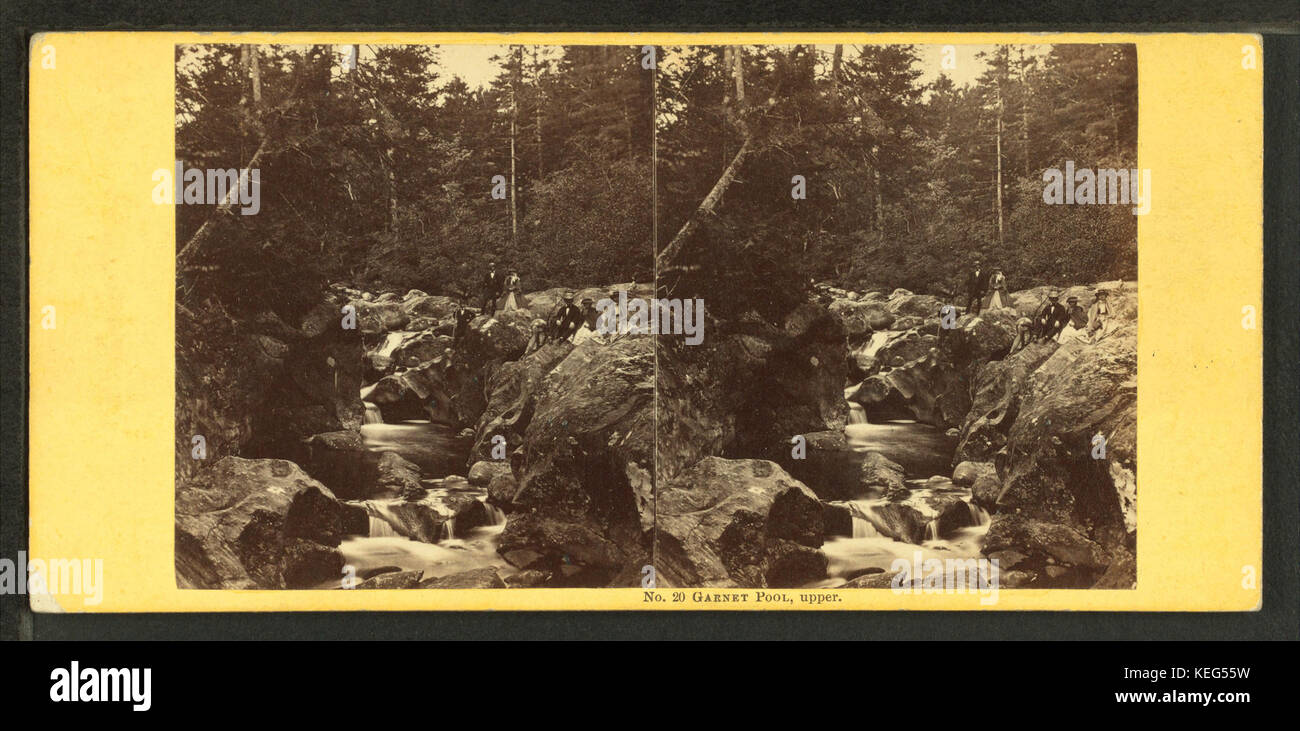 Garnet Pool, upper, by Soule, John P., 1827 1904 Stock Photo - Alamy