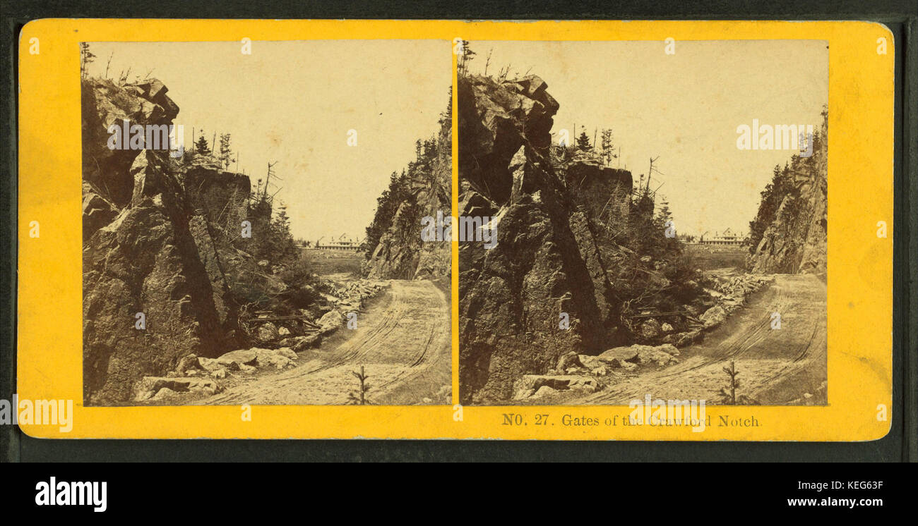 ates of the Crawford Notch, from Robert N. Dennis collection of ...