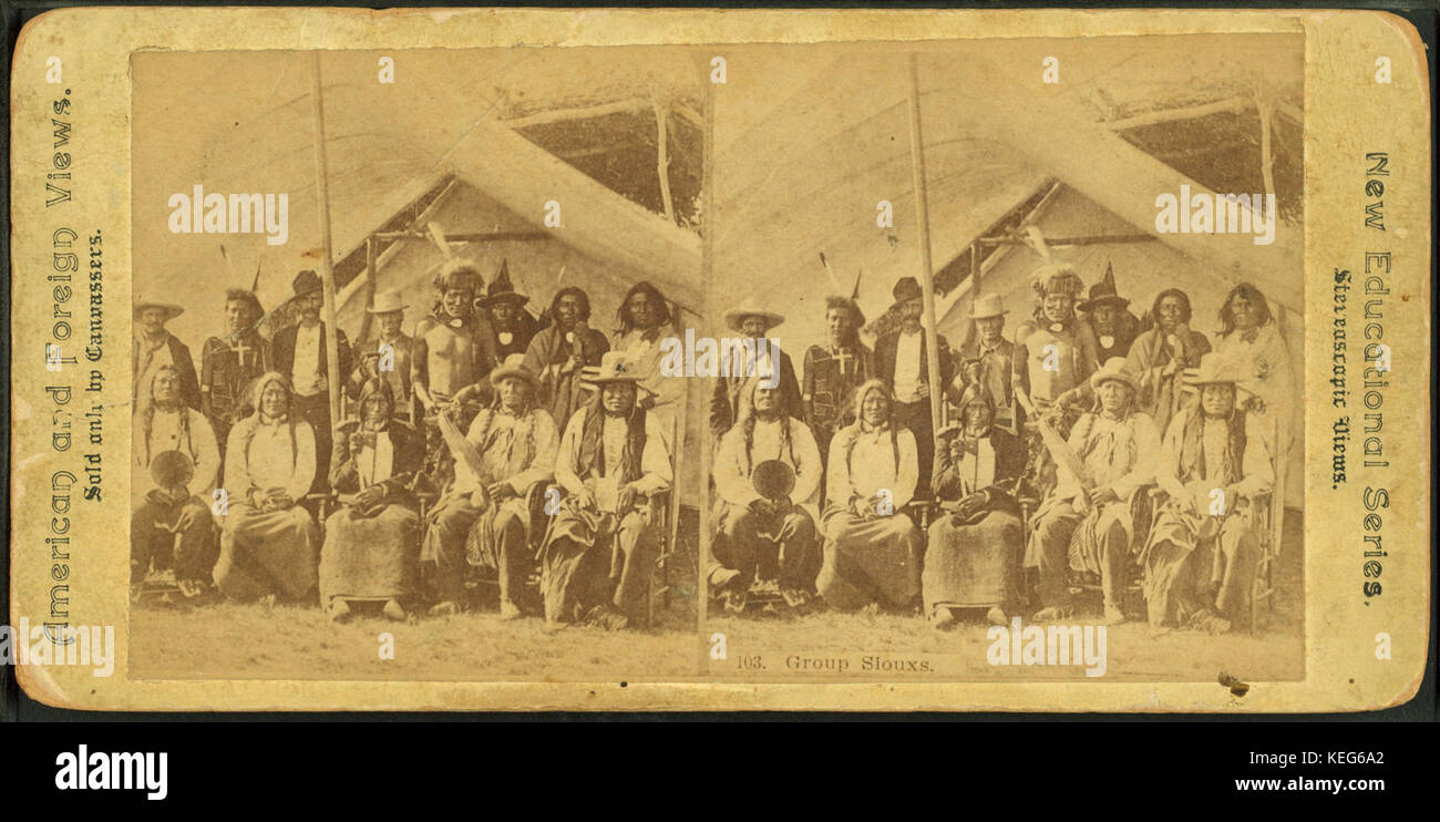 roup Siouxs, from Robert N. Dennis collection of stereoscopic views ...