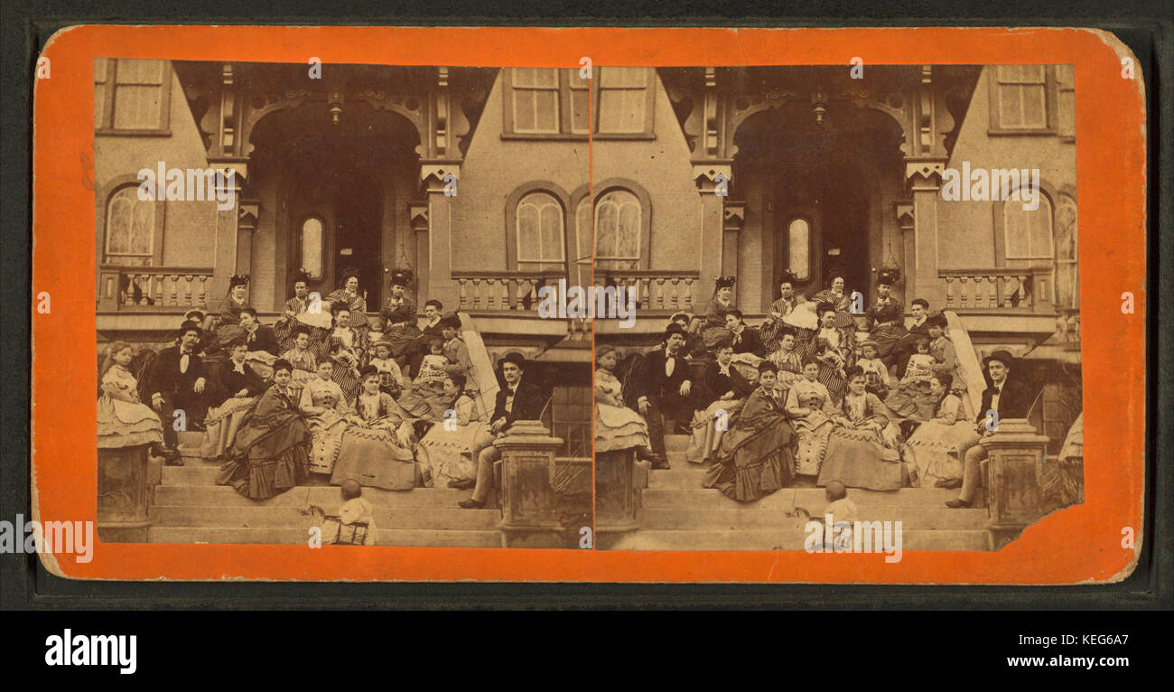 roup of people at en. Tuttle's residence, Des Moines, Iowa, from Robert ...