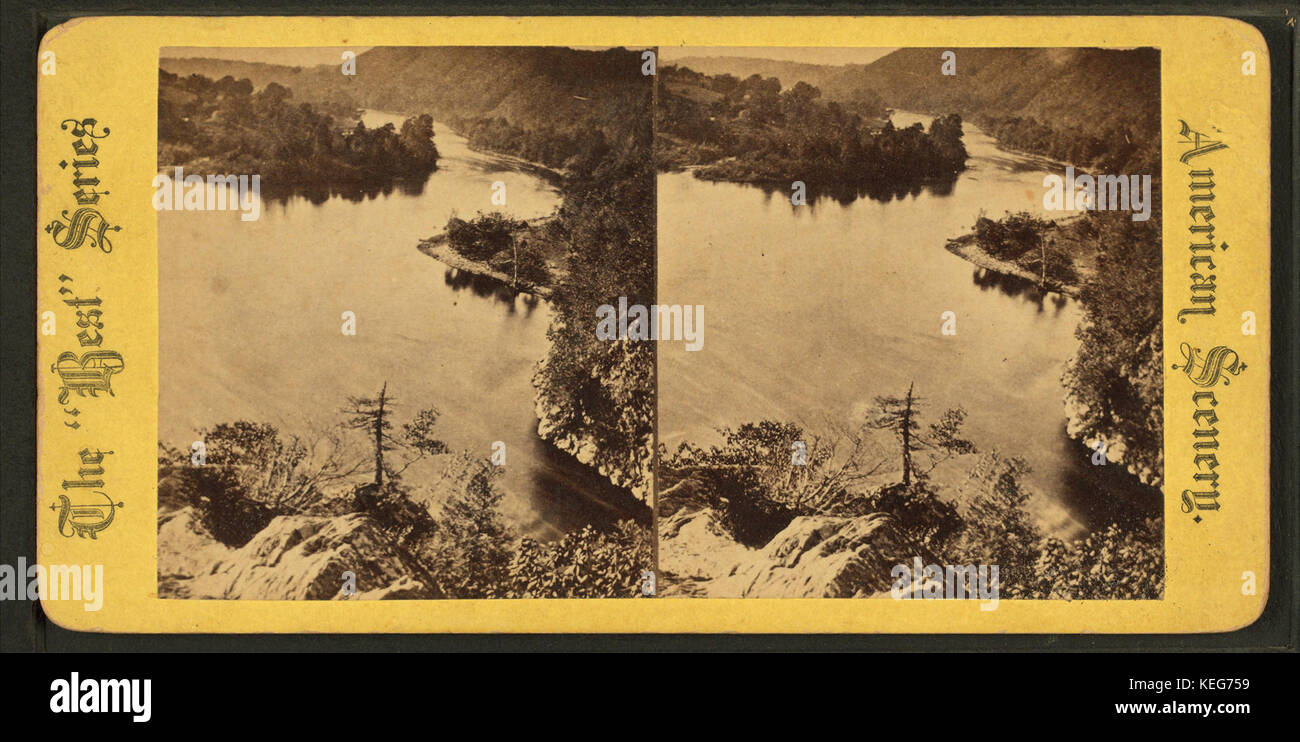 A stereoscopic image from the Robert N. Dennis collection, depicting a ...