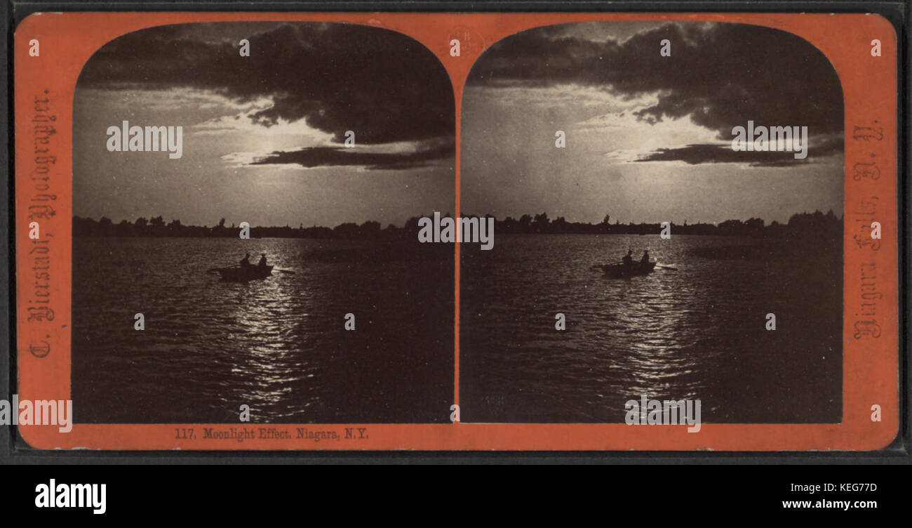 Moonlight Effect, Niagara, N.Y, from Robert N. Dennis collection of ...