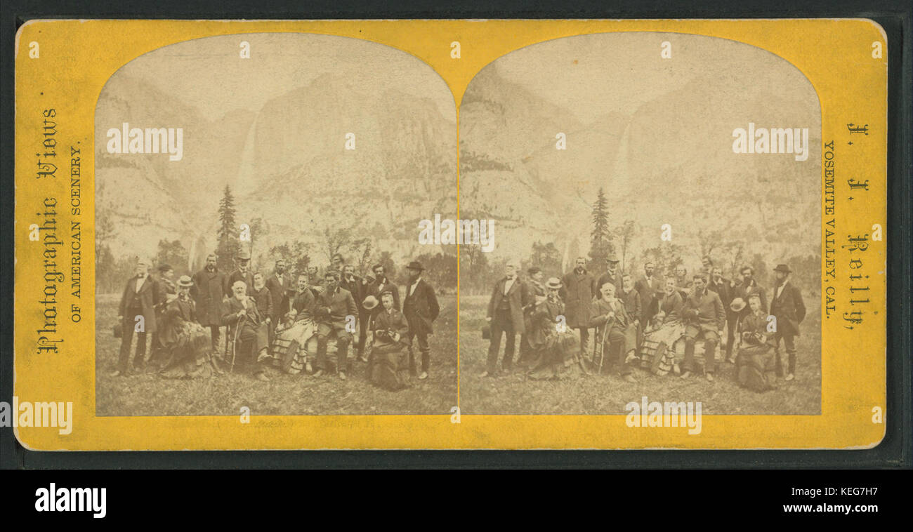 Mr. & Mrs. Starr & Party, by Reilly, John James, 1839-1894 Stock Photo ...