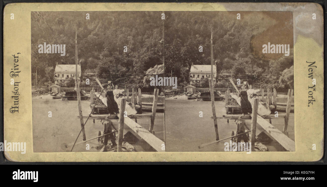 Boomer's Landing. 'The Rowing Party.', from Robert N. Dennis collection ...