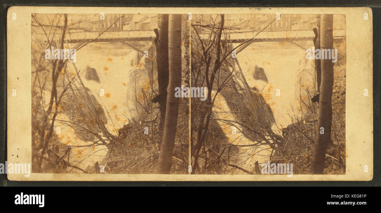 At Springfield, Vermont. Black River Falls. View of the main fall from ...