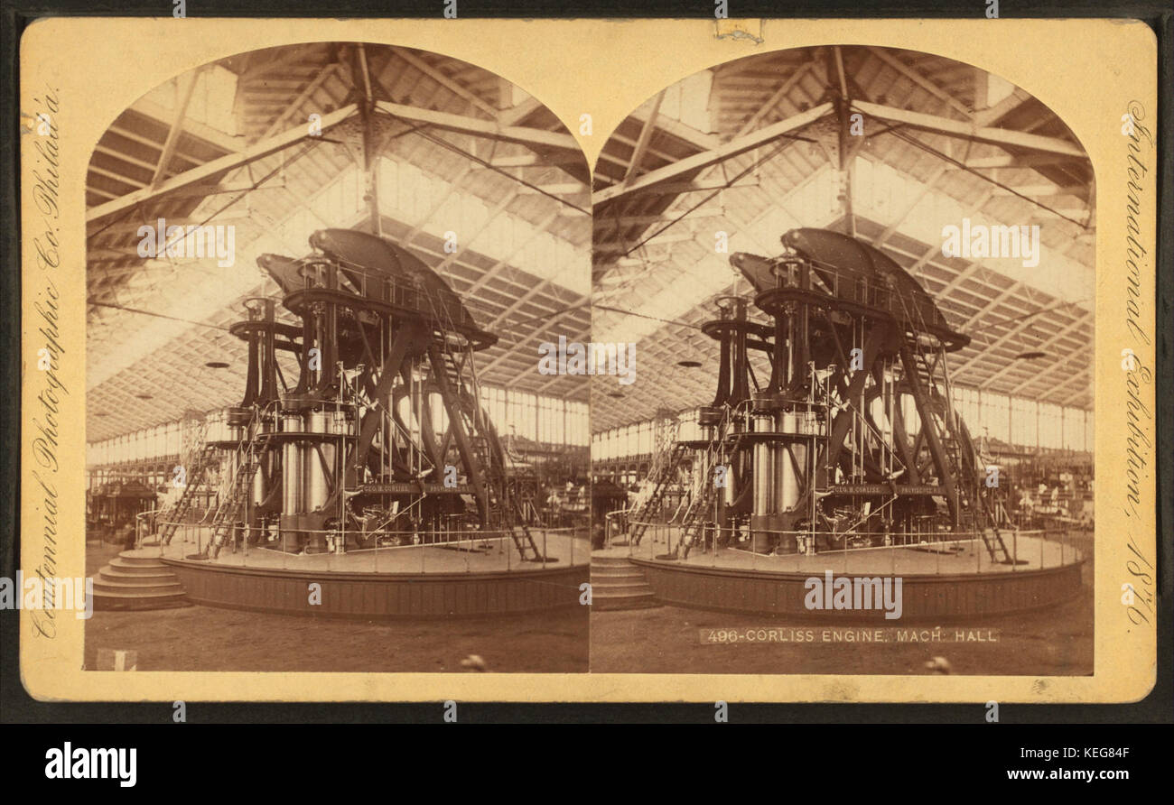 Corliss engine, by Centennial Photographic Co. 4 Stock Photo - Alamy