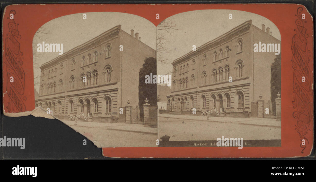 Astor Library, N.Y, from Robert N. Dennis collection of stereoscopic ...
