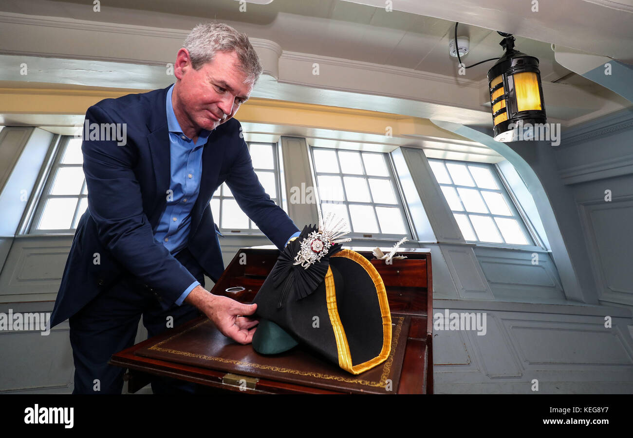 Embargoed to 1800 Friday October 20 Martyn Downer, author of 'Nelson's ...
