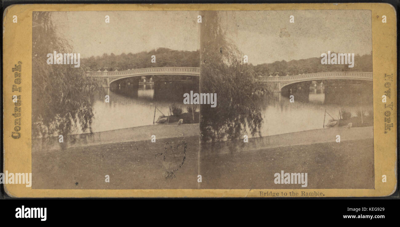 Bridge to the Ramble, by Chase, W. M. (William M.), ca. 1818-1901 Stock ...