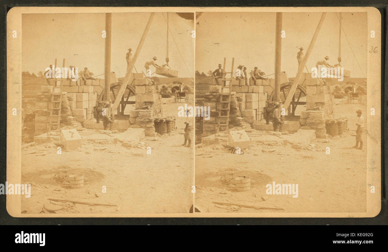 Boston water works, Sudbury River Conduit, 1876, Division III, Section ...