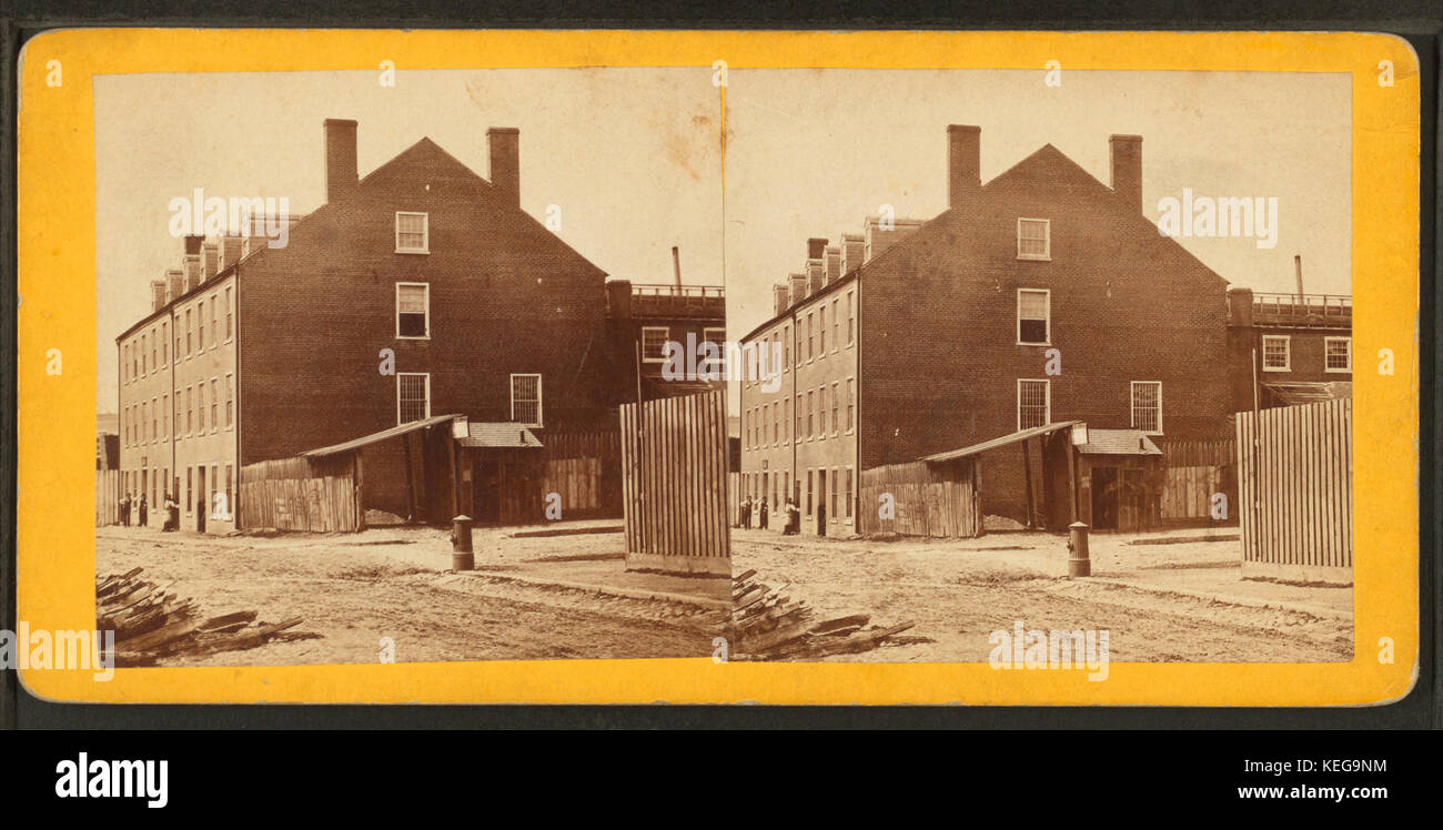 Castle Thunder - Confederate Prison, from Robert N. Dennis collection ...