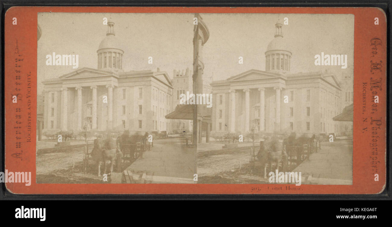 Court House, by Monroe, George H. --(Hibbard), 1851-1916 Stock Photo - Alamy