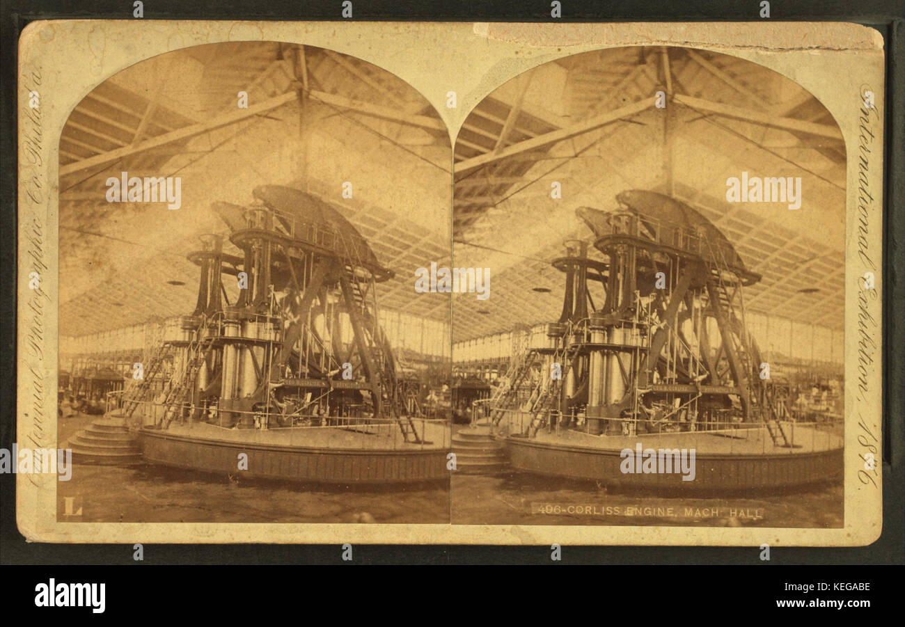 Corliss engine, by Centennial Photographic Co. 21 Stock Photo - Alamy