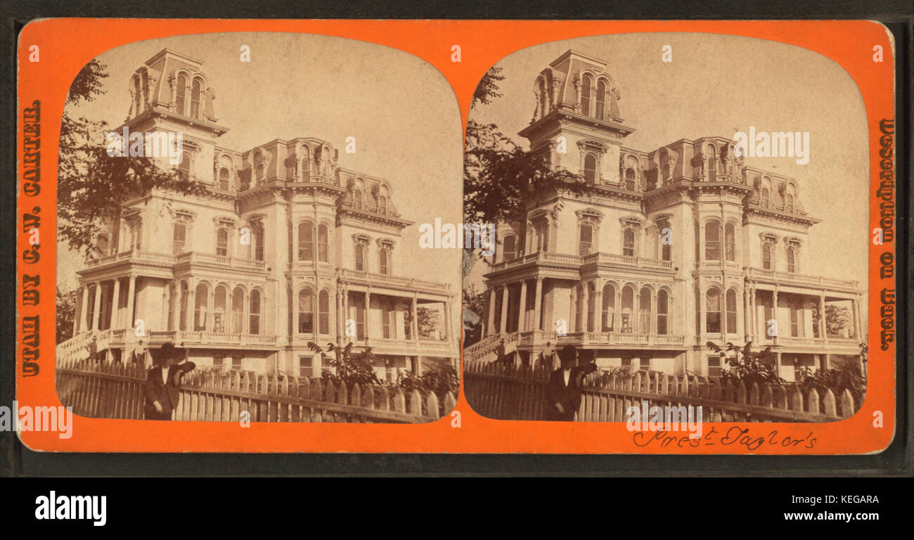 Gardo House, residence of Pres. John Taylor, by C. W. Carter Stock ...