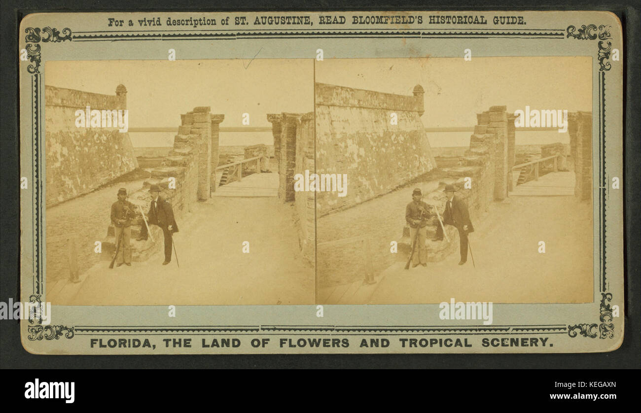 Drawbridge of the Old Spanish Fort, from Robert N. Dennis collection of ...