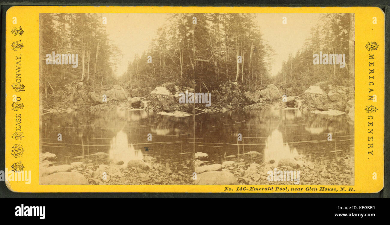 This 19th-century photograph by Nathan W. Pease captures the tranquil ...