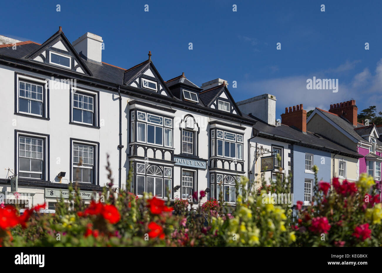 The Dovey Inn, Aberdyfi, Snowdonia Stock Photo - Alamy