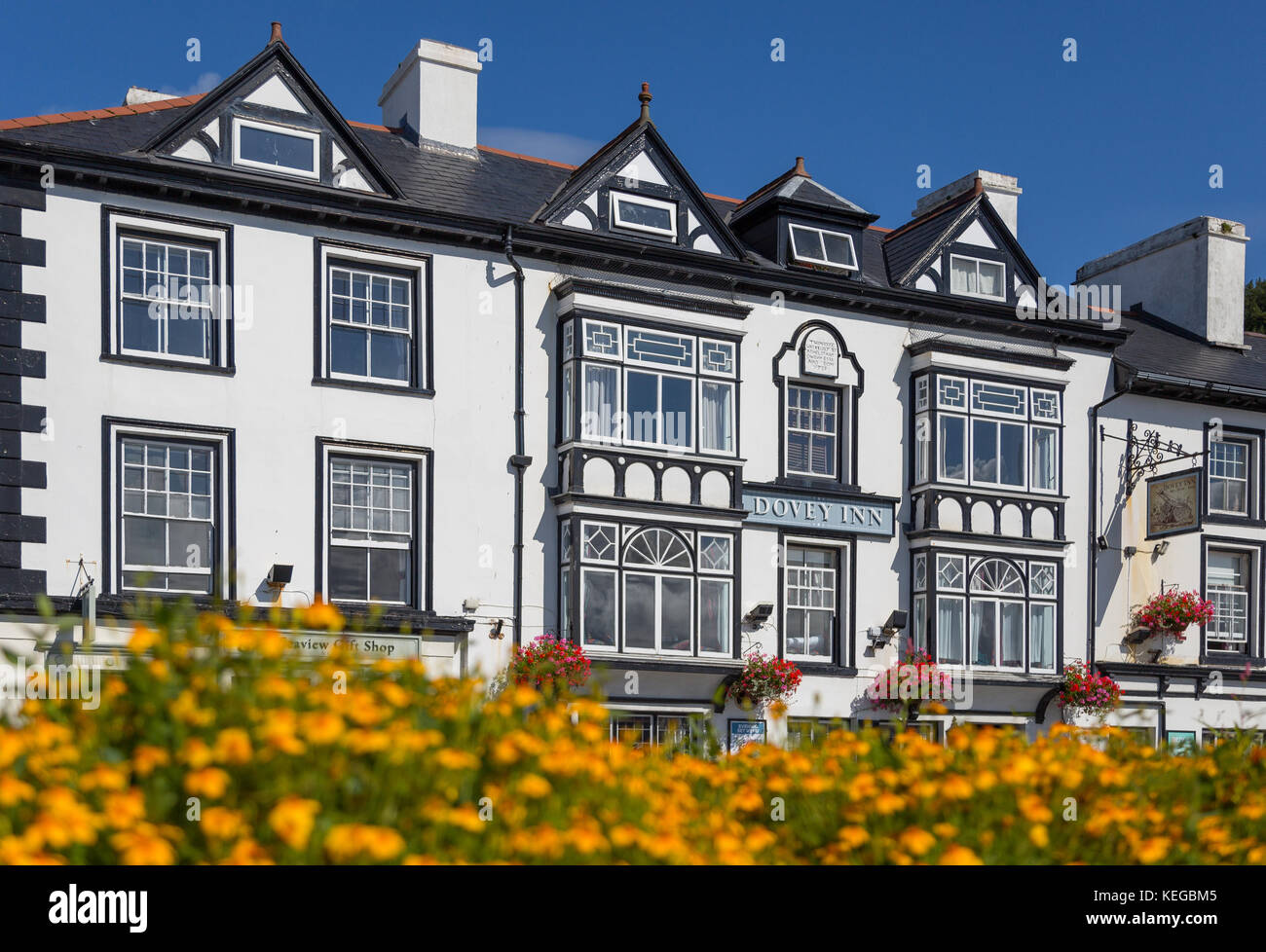 The Dovey Inn, Aberdyfi, Snowdonia Stock Photo - Alamy