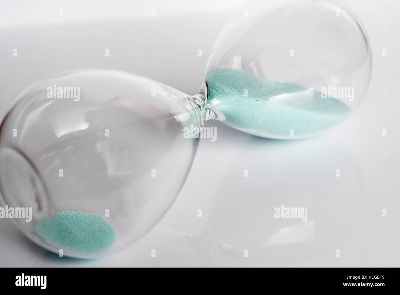 Hourglass, sand glass isolated on white background Stock Photo - Alamy