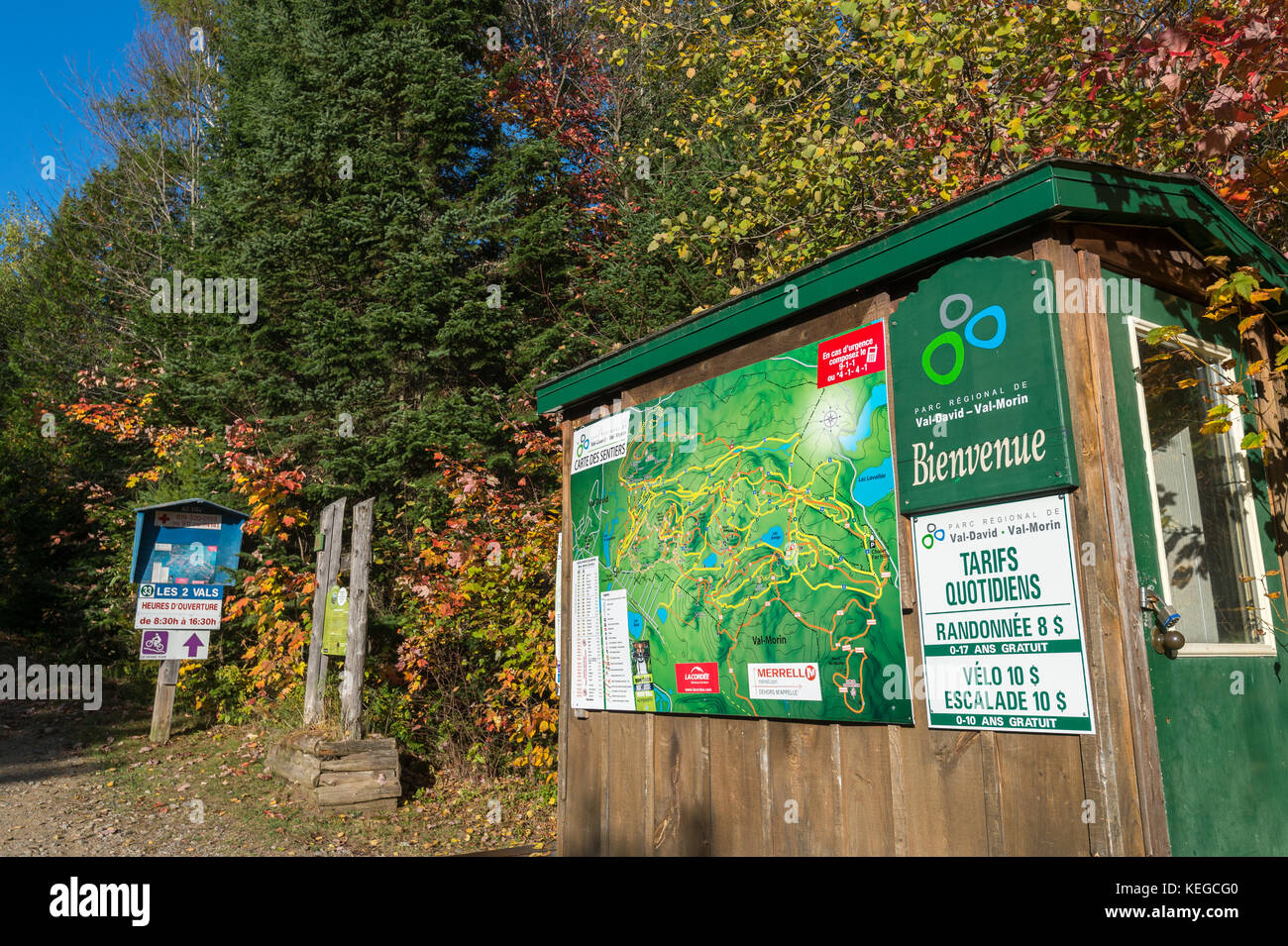 Val David Regional Park in Laurentides, Quebec, Canada Stock Photo - Alamy