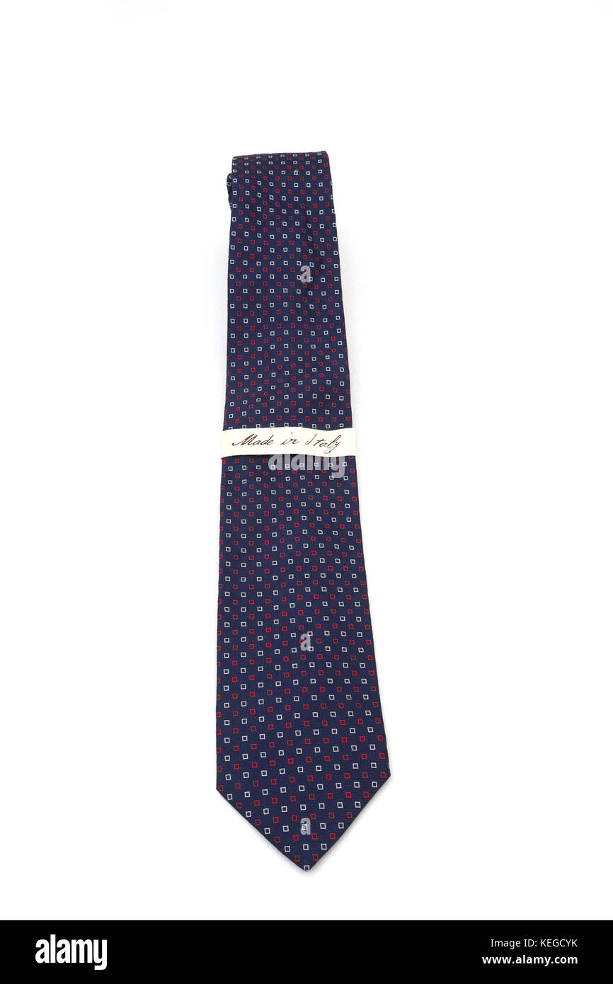 Tie made in Italy Stock Photo - Alamy