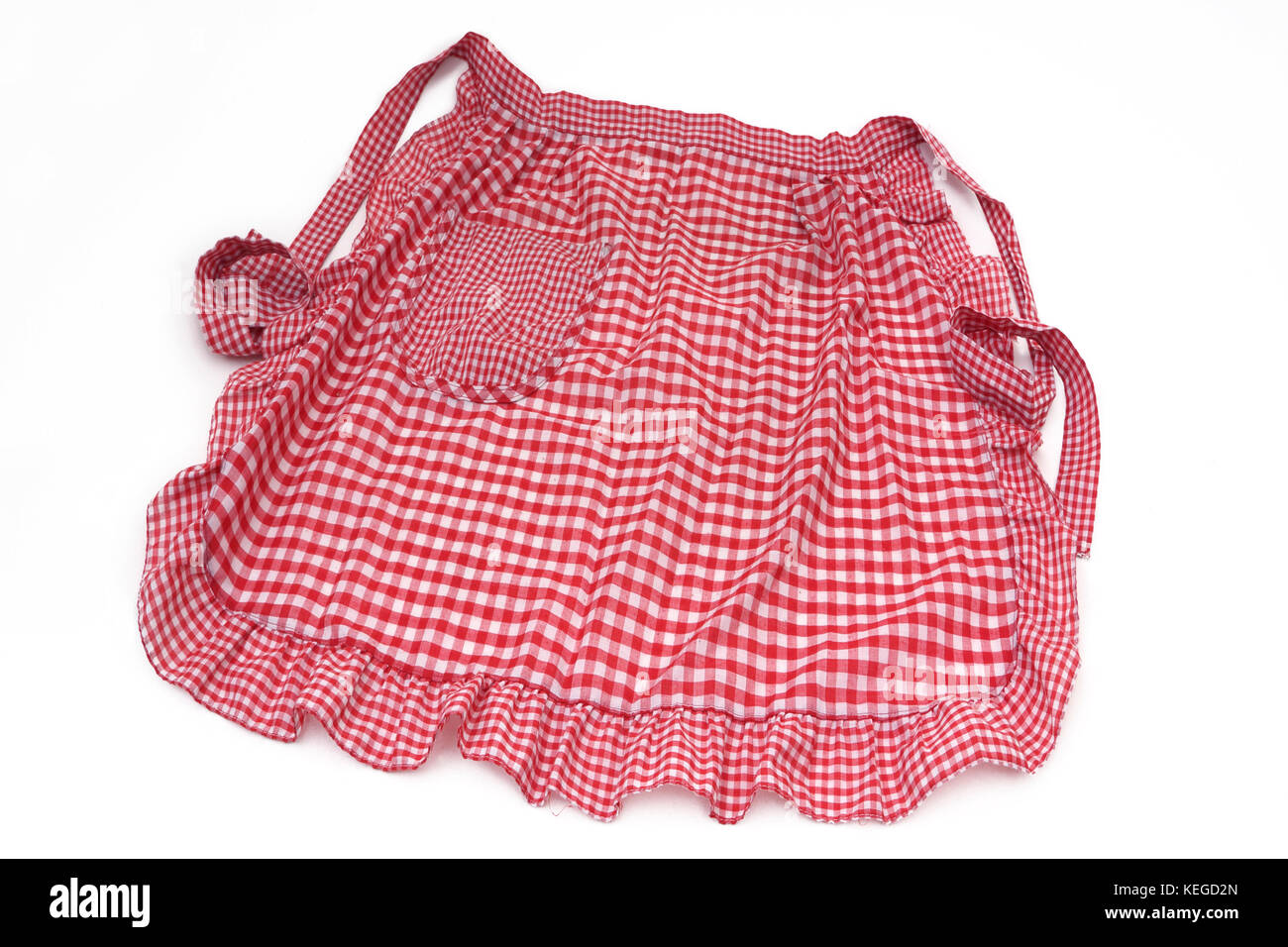 Red and White Checkered Apron Stock Photo - Alamy
