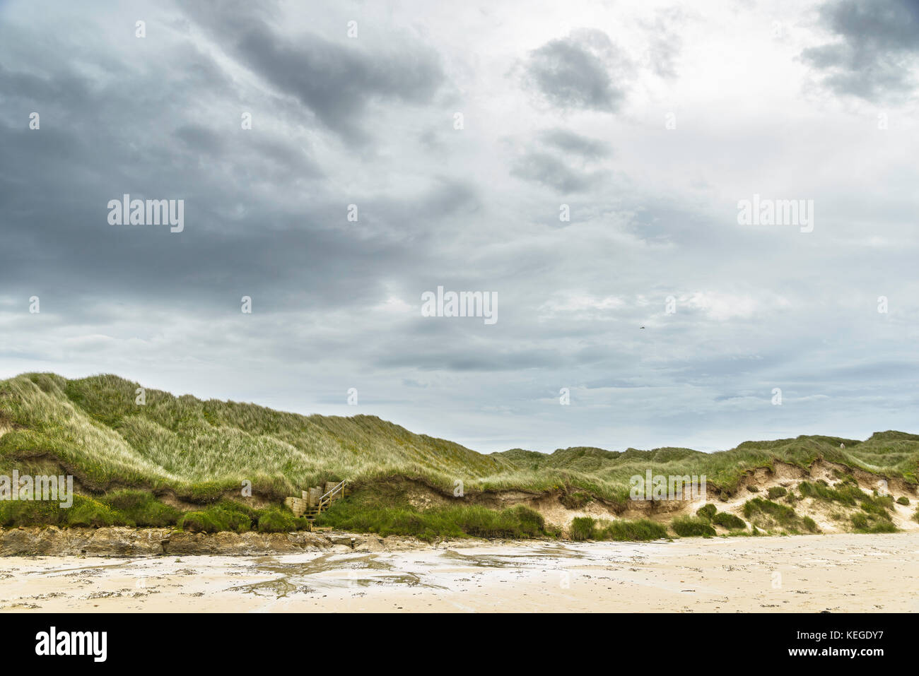 dunnet beach seascapes Stock Photo - Alamy