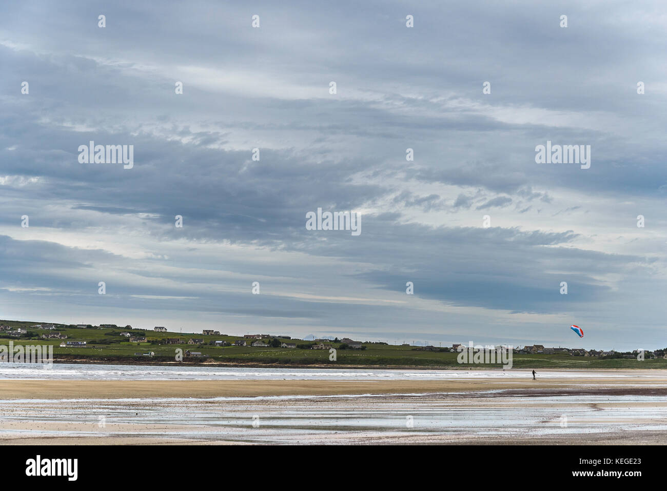 dunnet beach seascapes Stock Photo - Alamy