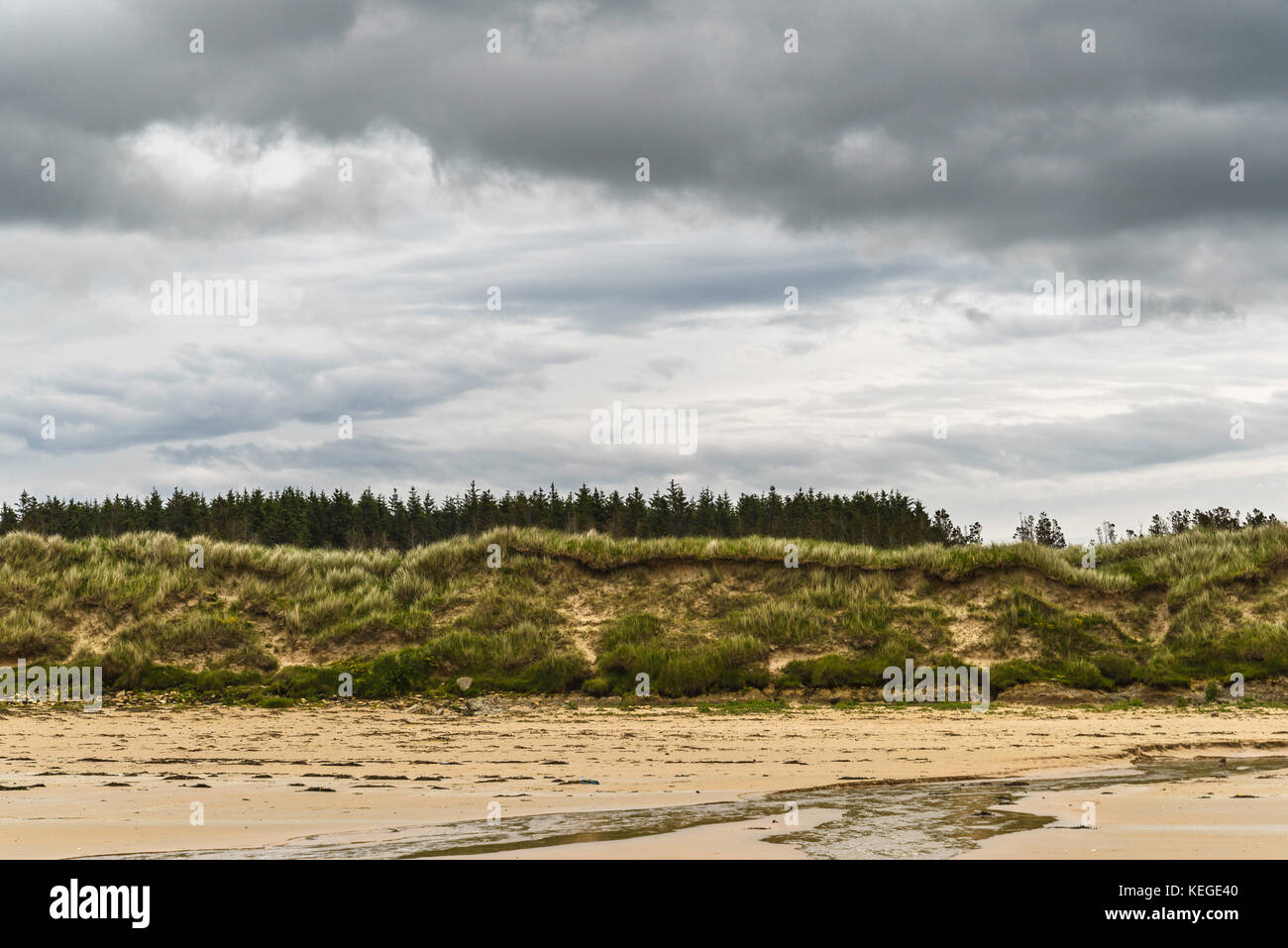 dunnet beach seascapes Stock Photo - Alamy