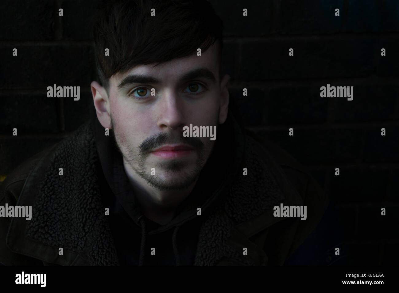 Half shaded face hi-res stock photography and images - Alamy