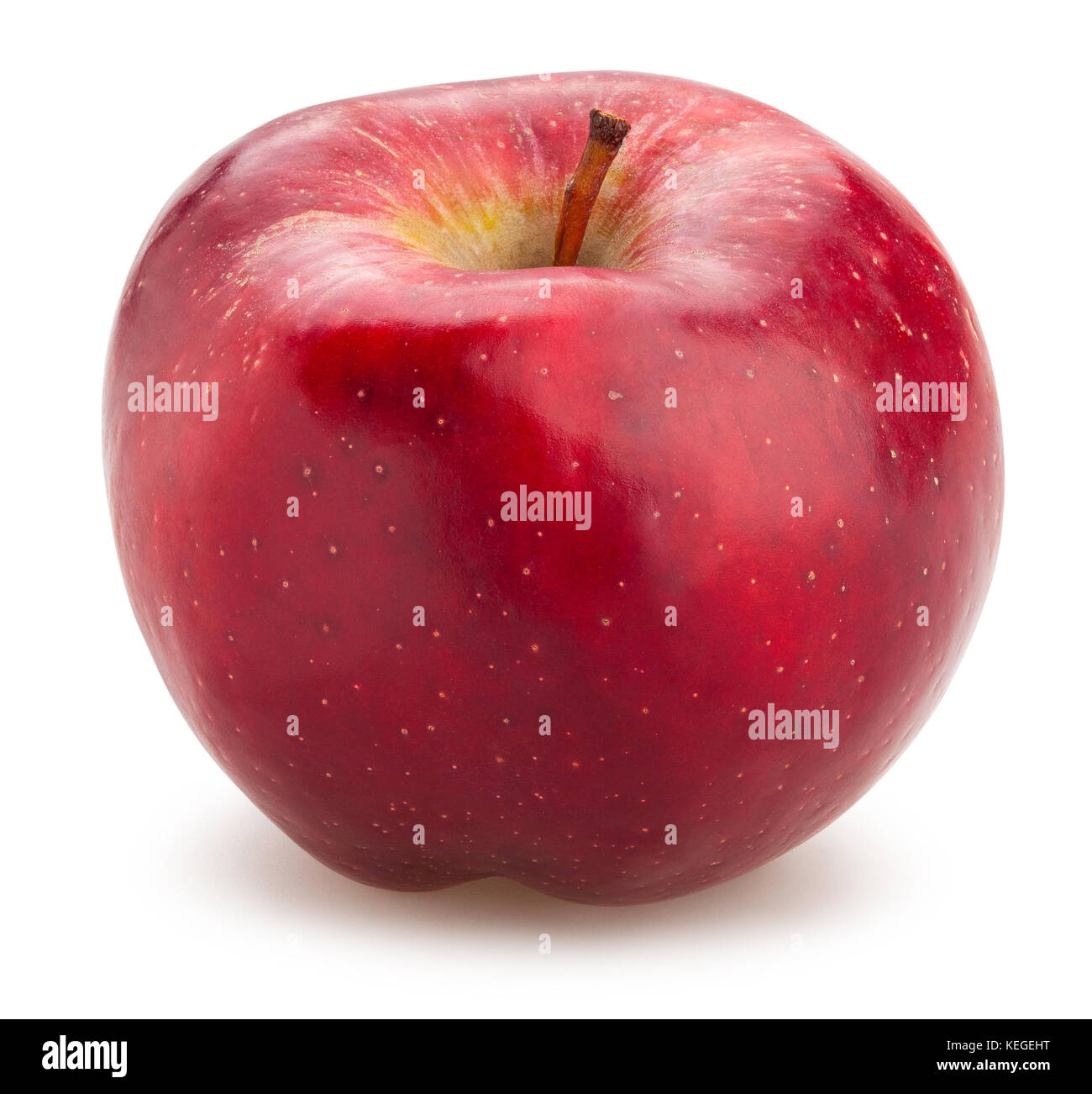 red delicious apple path isolated Stock Photo - Alamy