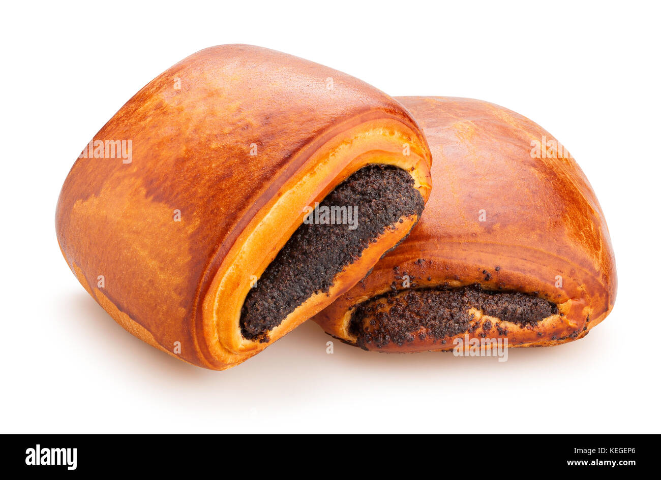 poppy bun path isolated Stock Photo - Alamy