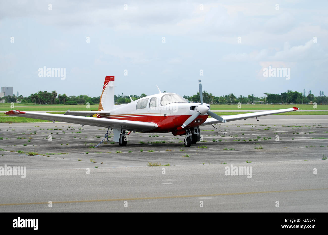 Light private airplane Stock Photo - Alamy