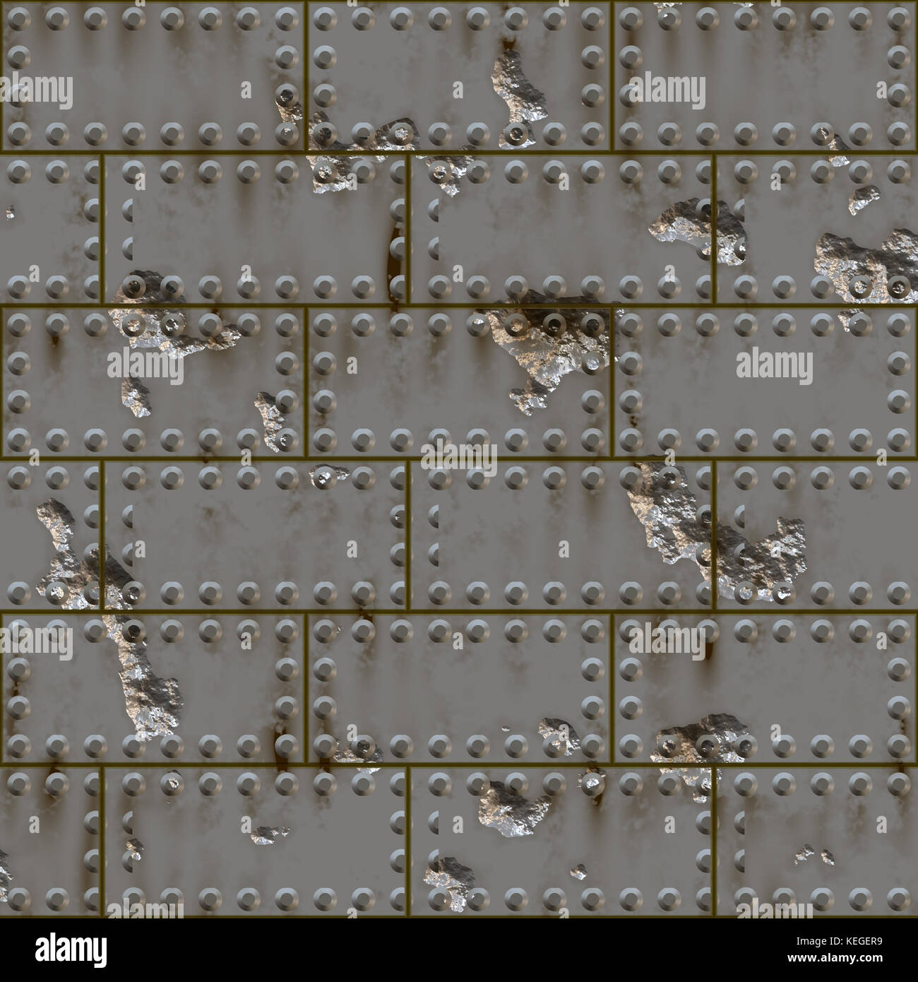 Metal tiles and wall Stock Photo - Alamy