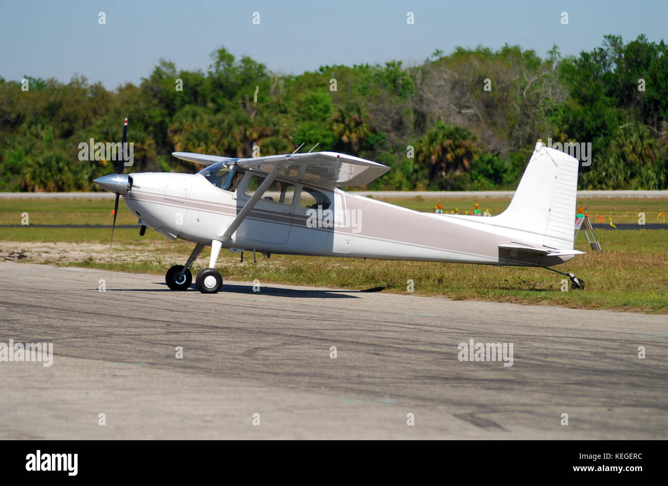 Light private airplane Stock Photo - Alamy