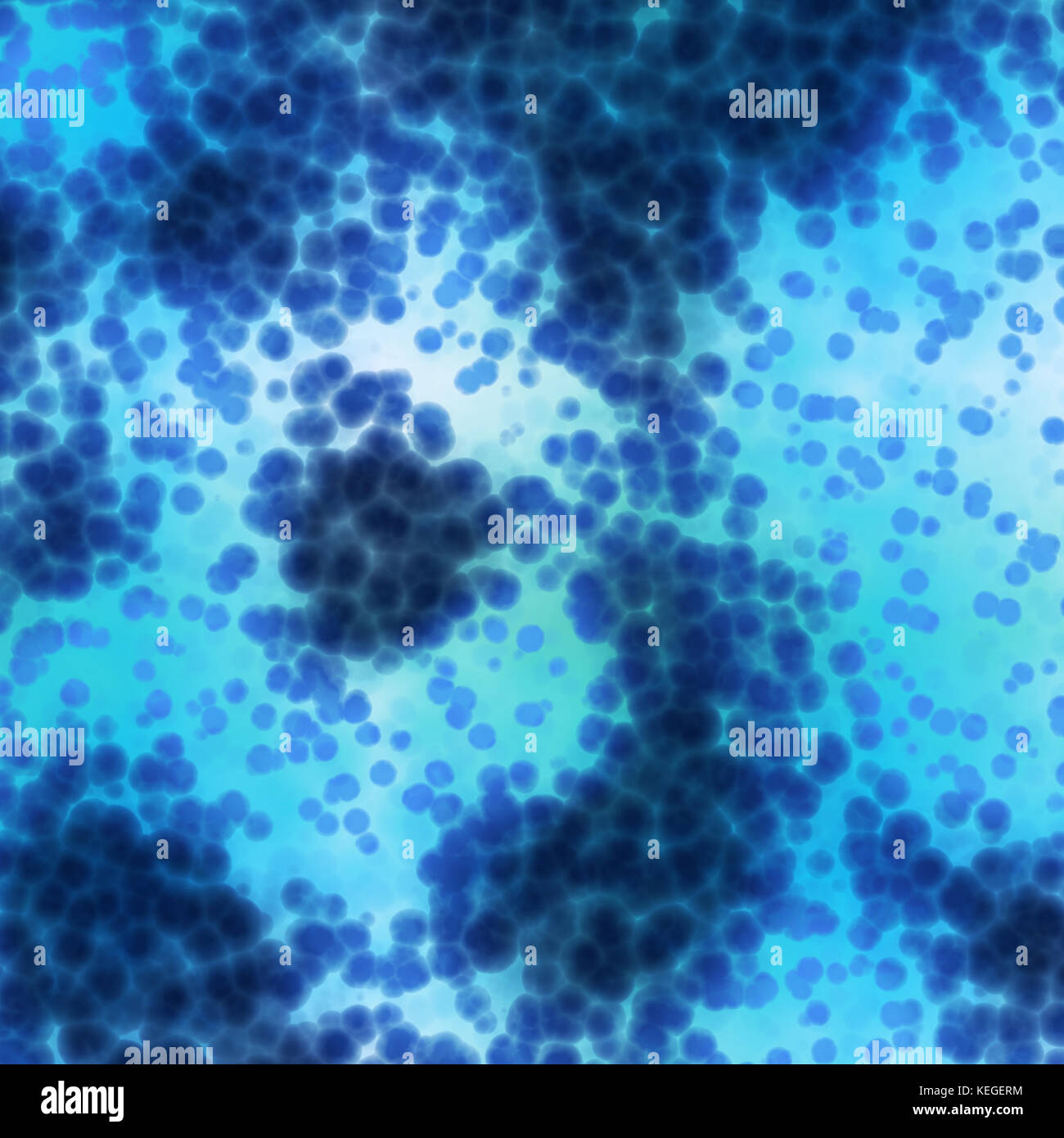 Blue organic cells Stock Photo - Alamy