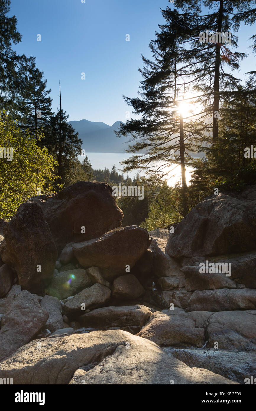 Stawamus Chief, Squamish, Hiking Trail Vista Stock Photo - Alamy