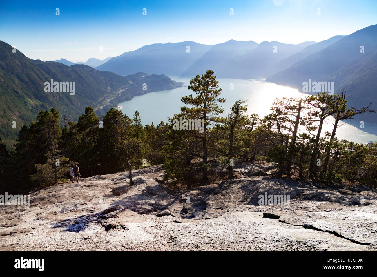 The 'Big Chief' Trail, Squamish, 1st Peak, Stawamus Chief Stock Photo ...
