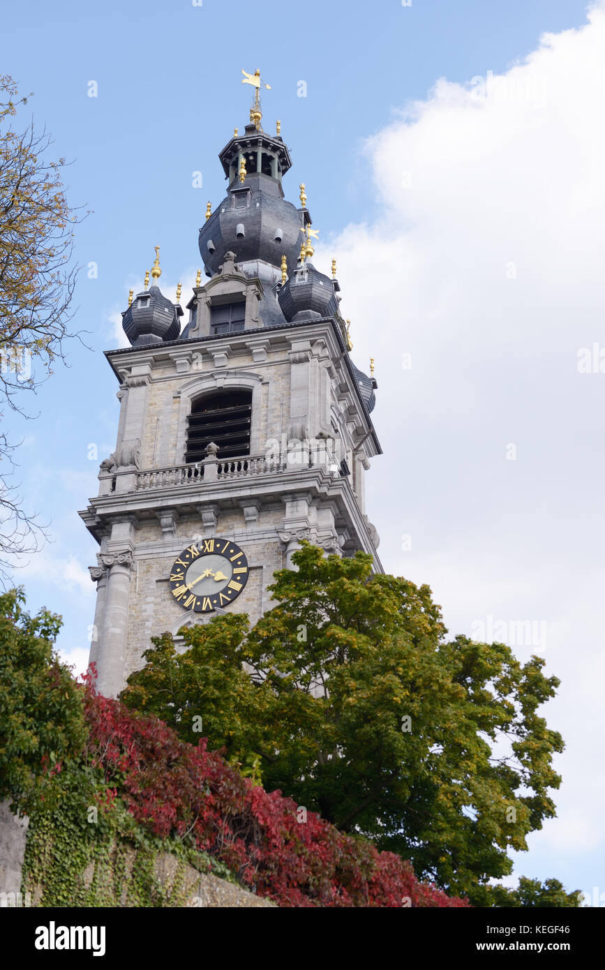 Historical belfry in Mons, Belgium Stock Photo - Alamy