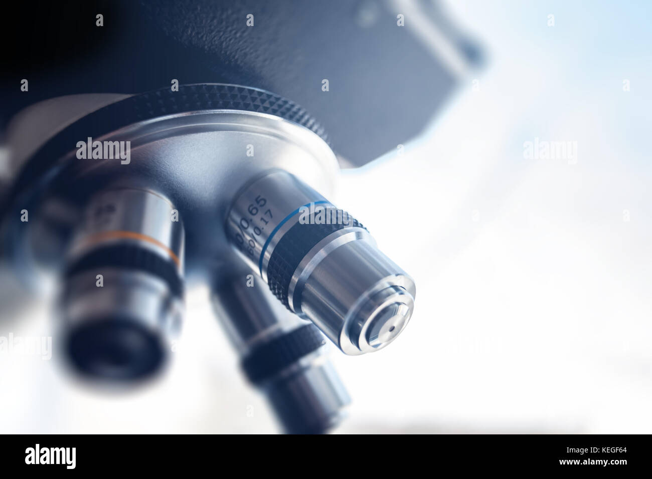 Optical microscope - science and laboratory equipment. For conducting ...