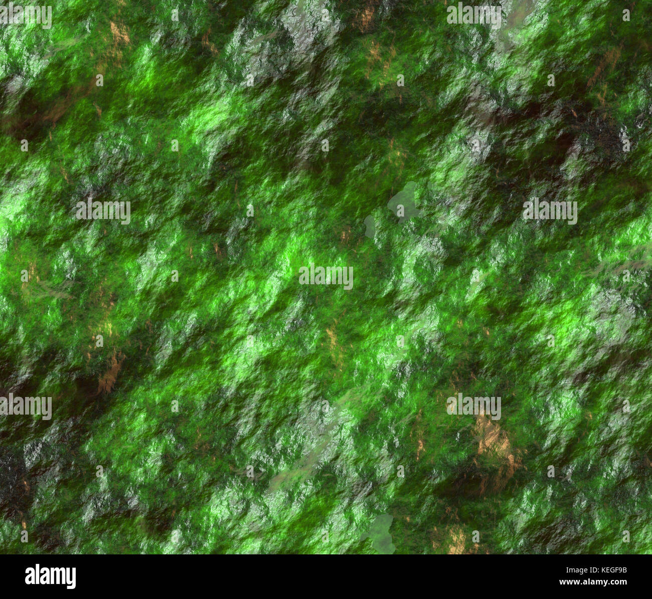 Green mossy rock Stock Photo - Alamy