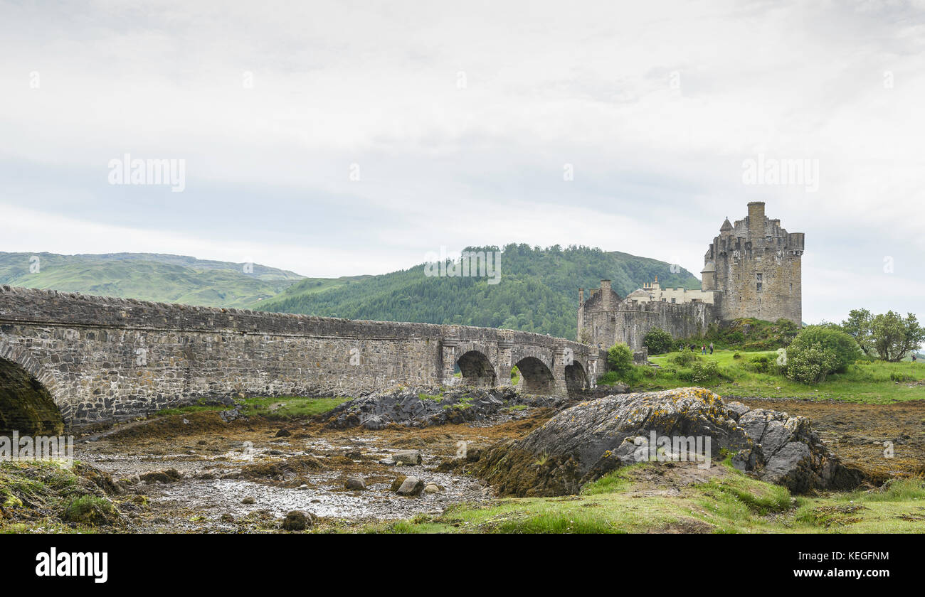landscape of Dornie area in scottish highlands Stock Photo - Alamy