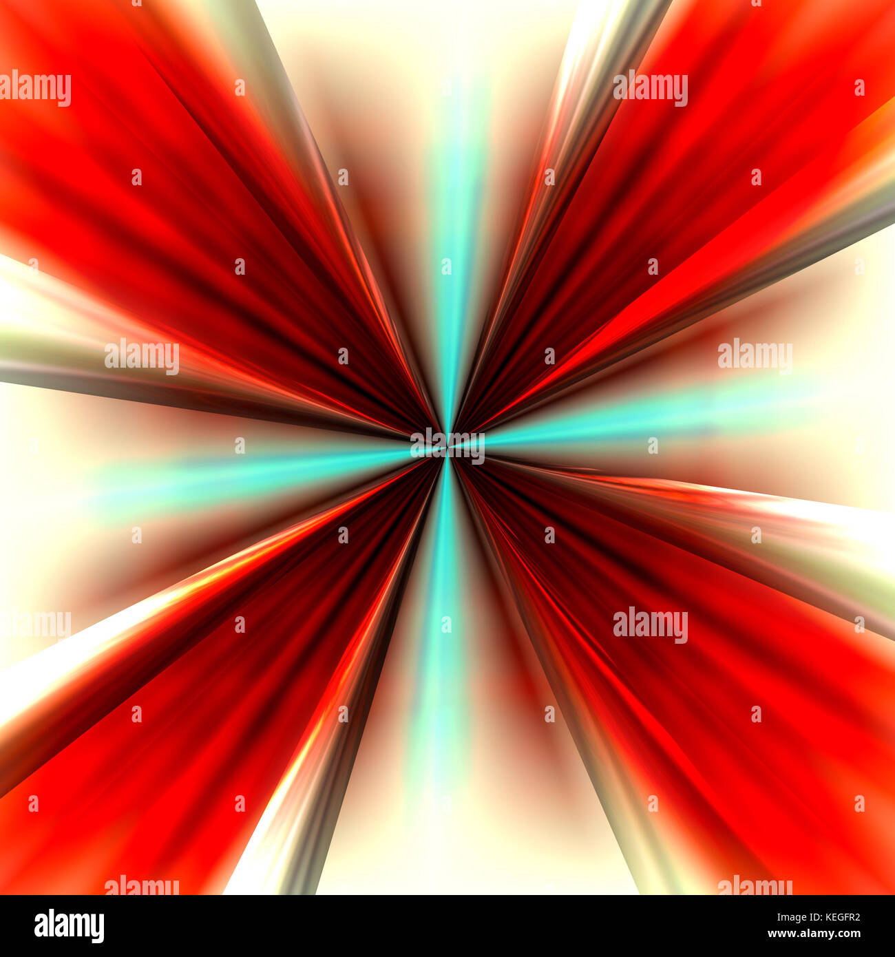 Abstract center wormhole glowing red and white Stock Photo - Alamy